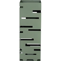 Schirmst&auml;nder SPINDER DESIGN "MODERN", gr&uuml;n (dusty gr&uuml;n), B:18cm H:50cm T:18cm, Stahl, Regenschirmst&auml;nder, Schirmst&auml;nder, Regenschirmst&auml;nder aus Stahl