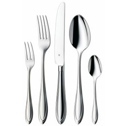 Besteck-Set WMF "Verona", silber (edelstahlfarben), 30 Stk., Cromargan Edelstahl Rostfrei 18/10, Essbesteck-Sets, poliert