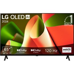 LG OLED-Fernseher "OLED65B42LA", Energieeffizienz: F (A-G), schwarz, 65, Fernseher