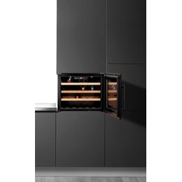 Amica Einbauweink&uuml;hlschrank "WK 341 200 S", Energieeffizienz: G (A-G), schwarz, B:59cm H:45,5cm T:60,8cm, Weink&uuml;hlschr&auml;nke, LED-Beleuchtung
