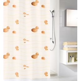Duschvorhang Kleine Wolke "Miami", beige, B:180cm H:200cm, Polyester, Duschvorhänge