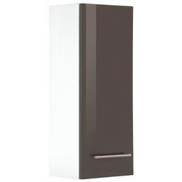 H&auml;ngeschrank Welltime "Venedig", grau (wei&szlig;, grau), B:25cm H:64cm T:20cm, Schr&auml;nke, H&auml;ngeschrank, Badm&ouml;bel in Breite 25 cm