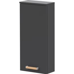 H&auml;ngeschrank Schildmeyer "Duo", grau (anthrazit), B:32,7cm H:72,3cm T:16,25cm, FSC-zertifizierter Holzwerkstoff, Schr&auml;nke, H&auml;ngeschrank