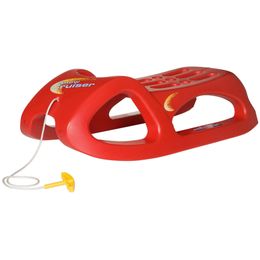 Schlitten Rolly Toys "rollySnow Cruiser, rot", rot, Schlitten, KinderB:44cm H:27cm, Kunststoff, mit Stahlschienen an den Kufen, B:44cm H:27cm