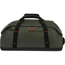 Reisetasche Samsonite "ECODIVER, 40 l", Gr. B/H/T: 55cm x 24cm x 31cm, grau, Nylon, Polyester, Taschen, Handgepäck mit Rucksackfunktion; teilweise aus recyceltem Material