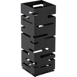 Schirmst&auml;nder SPINDER DESIGN "MODERN", schwarz, B:18cm H:50cm T:18cm, Stahl, Regenschirmst&auml;nder, Schirmst&auml;nder, Regenschirmst&auml;nder aus Stahl