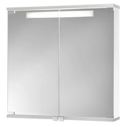 Spiegelschrank Jokey "Cento 60", wei&szlig;, B:60cm H:65cm T:17cm, MDF, Schr&auml;nke, Spiegelschrank Spiegelschrank mit Beleuchtung, wei&szlig;, 60 cm Breite