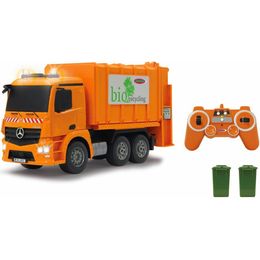 RC-Truck Jamara "Müllwagen Mercedes Antos", orange, Fernlenkfahrzeuge, KinderB:45cm H:21cm T:15cm, Kunststoff, mit Sound und LED Beleuchtung, B:45cm H:21cm T:15cm