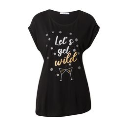 ABOUT YOU T-Shirt 'Betty' Damen Gr&ouml;&szlig;e XXL gold / schwarz / silber
