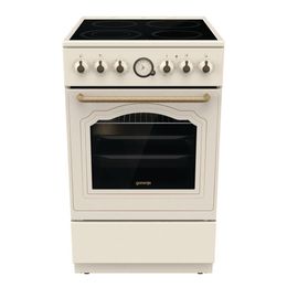 Gorenje Elektro-Standherd "GECS5B70CL", Energieeffizienz: A (A+++-D), beige (creme), Herdsets