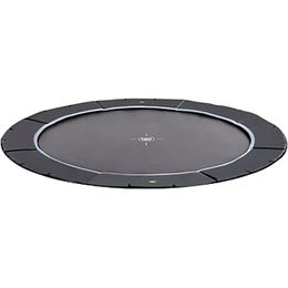 Bodentrampolin EXIT "Dynamic", schwarz (schwarz, schwarz), Trampoline, Kinder, Ø 427cm