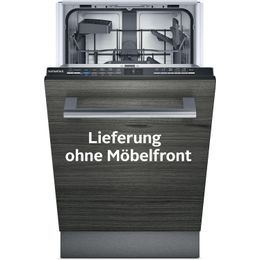 Siemens vollintegrierbarer Geschirrspüler "SR61IX05KE", Energieeffizienz: F (A-G), grau, B:44,8cm H:81,5cm T:55cm, Geschirrspüler