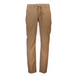 Leinenhose LINDBERGH "LINDBERGH Leinenhose", Herren, Gr. M, braun, Obermaterial: 55% Leinen, 45% Baumwolle, Hosen