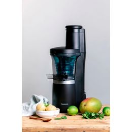 Panasonic Slow Juicer "MJ-L700KXE", schwarz (matt, schwarz), B:18,5cm H:43,2cm T:17,6cm, Entsafter