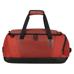Reisetasche Samsonite "ARMOX", Gr. B/H/T: 55cm x 28cm x 33cm, braun (rust), Polyester, Taschen, Duffle S personalisierbar als Rucksack tragbar