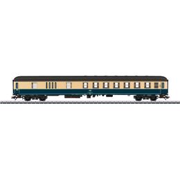 Märklin Personenwagen MÄRKLIN "Märklin Halbgepäckwagen BDms 273 - 43953", blau (blau, beige), Modelleisenbahn-Fahrzeuge, KinderB:3,5cm H:5cm L:28,2cm, Kunststoff, Metall, Made in Europe, B:3,5cm H:5cm L:28,2cm