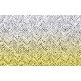 Vliestapete Komar, gelb, B:4m L:2,5m, Vlies, Tapeten, (Breite x H&ouml;he), Vliestapete, 100 cm Bahnbreite