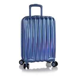 Hartschalen-Trolley Heys "Astro, verschiedene Größen und Farben", Gr. B/H/T: 36cm x 53cm x 22cm 32 l, blau, Polycarbonat-Verbundwerkstoff, festlich, Koffer, Heys x Joachim Llambi Reisegepäck TSA Schloss Volumenerweiterung