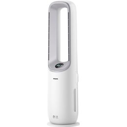 Luftreiniger Philips "AMF765/10 Air Performer, 2-in-1 Reinigen & Kühlen", weiß (wolkenweiß, hellgrau), B:25,6cm H:106,2cm T:25,6cm, Luftreiniger, Luftreiniger, für Allergiker geeignet