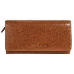Geldbörse Bruno Banani, Damen, braun (cognac), Leder, Kleinlederwaren, echt Leder