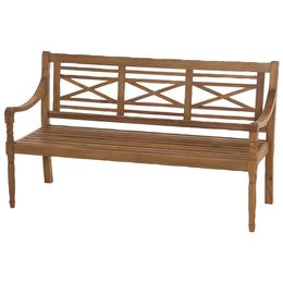 Gartenbank siena GARDEN "Westport", beige (natur, natur), B:62cm H:87cm T:150cm, Massivholz, Sitzb&auml;nke, Gartenbank, 3er Bank Akazienholz
