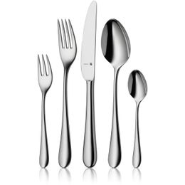 Besteck-Set WMF "Merit", silber (edelstahlfarben), 30 Stk., Cromargan Edelstahl Rostfrei 18/10, Essbesteck-Sets, poliert