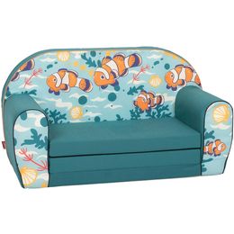 Sofa KNORRTOYS "Clownfish", bunt (clownfish), Sofas, Kinder, B/H/T: 77cm x 42cm x 34cm, für Kinder; Made in Europe, B:77cm H:42cm T:34cm