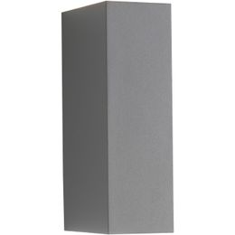 Paul Neuhaus Wandleuchte "BLOCK", grau, 2, Ø 0cm H: 16cm, 1 Stk., Leuchten, LED, IP54