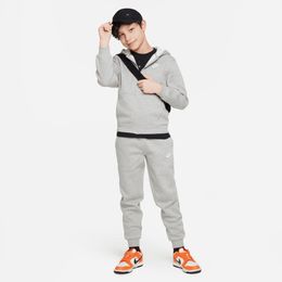 Nike Sportswear Sweatjacke 'CLUB FLEECE' Jungen Gr&ouml;&szlig;e 158/170 graumeliert