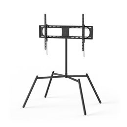 Hama Standhalterung "TV-Ständer, bis 50 kg, 152-228,6 cm (60"-90"), VESA 900 x 600", schwarz, B:116,9cm H:140cm T:85,5cm, Gerätehalterungen, schwenkbar, neigbar, höhenverstellbar, freistehend