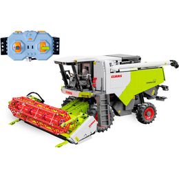 RC-Auto Jamara "CaDA, Claas Dominator 370 1:18 2,4GHz Bricks", grün, Fernlenkfahrzeuge, KinderB:36,8cm H:57,6cm T:25,6cm, Kunststoff, B:36,8cm H:57,6cm T:25,6cm