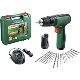 Bosch Home and Garden Akku-Schlagbohrschrauber BOSCH HOME & GARDEN "EasyImpact 1200", grün, B:30mm H:11mm L:26mm, Bohrmaschinen, mit 2 Akkus und Ladegerät