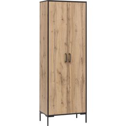 Aktenschrank Schildmeyer "Serie 2000", beige (eiche landhaus dekor), B:65,2cm H:194,2cm T:39cm, Schränke