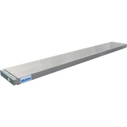 Teleskop-Bohle Krause "Teleboard", grau (aluminiumfarben), B:29cm H:6cm, Aluminium, Gerüststege