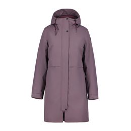 Steppmantel Icepeak "D FUKTIONSPARKA 2IN1 AGRIGA", Damen, Gr. 40, lila (violet), Softshell, Obermaterial: 100% Polyester. Futter: 100% Polyester. Wattierung: 100% Polyester, A-Linie normal, abgesteppt, Mäntel, mit Markenlederpatch am Oberarm