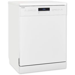 Exquisit Standgeschirrsp&uuml;ler "GSP9614-030B", Energieeffizienz: B (A-G), silber (wei&szlig;), B:59,8cm H:84,5cm T:60cm, Geschirrsp&uuml;ler