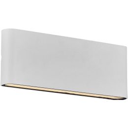 Nordlux LED Wandleuchte "KINVER", Energieeffizienz: E (A-G), wei&szlig;, Leuchten, Innen und Au&szlig;en Leuchte, 5 Jahre Garantie auf die LED, LED Wandleuchte