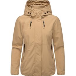 Outdoorjacke Ragwear "Sunniva A", Damen, Gr. M (38), beige (sand), Obermaterial: 100% Polyester; Innenfutter: 100% Polyester, figurumspielend h&uuml;ftlang, hoch geschlossener Ausschnitt, &Auml;rmel ohne &Auml;rmelschlitz elastischer Bund mit innenliegendem Gummizug, Jacken Outdoorjacke, Wasserdichte und atmungsaktive &Uuml;bergangsjacke