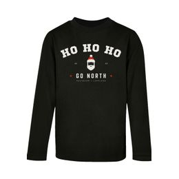 T-Shirt F4NT4STIC "Ho Ho Ho Santa Claus Weihnachten", Jungen, Gr. 110/116, schwarz, Obermaterial: 100% Baumwolle, Rundhals, ohne Bündchen, Shirts, Weihnachten, Geschenk, Logo
