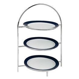 Etagere APS "Serviergestell", silber (silberfarben), B:20cm H:44cm L:29cm, Metall, Servierplatten
