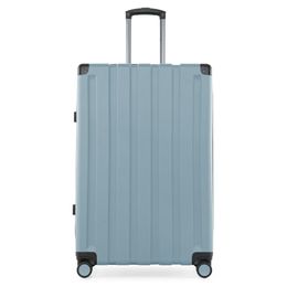 Hartschalen-Trolley Hauptstadtkoffer "Q-Damm, verschiedene Farben und Größen", Gr. B/H/T: 51cm x 78cm x 31cm 111 l, blau (poolblau), ABS, festlich, Koffer, Hartschalenkoffer Reisekoffer Trolley mit TSA-Schloss
