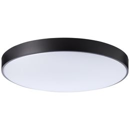 Brilliant Deckenleuchte "Slimline", schwarz-weiß (weiß, schwarz), 1, Ø 78cm H: 8cm, 1 Stk., Leuchten, LED Deckenlampe 78cm weiß/schwarz, LED Deckenlampe LED Deckenleuchte