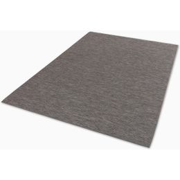 Sch&ouml;ner Wohnen Kollektion Teppich "Parkland 6351 220", grau (hellgrau), B:90cm H:5mm L:160cm, Kunstfaser, SCH&Ouml;NER WOHNEN-KOLLEKTION, Teppiche, Teppich, In- und Outdoor geeignet, eleganter Flachflorteppich
