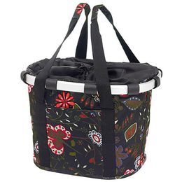 Fahrradkorb Klickfix "Vorderradkorb Bike Basket", bunt (schwarz, bunt), Taschen, Kinder, B/H/T: 35cm x 28cm x 26cm, Textil, B:35cm H:28cm T:26cm