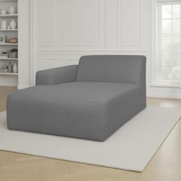 Recamiere OTTO HOME "Koa, Sofamodul, passend zur Serie KOA", grau, B:114cm H:73cm T:159cm, 62% Polypropylen, 32% Polyester, Sofas, Recamiere, in Webstoff, weicher Lounge-Sitzkomfort
