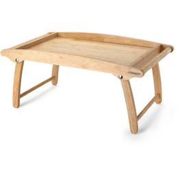 Tablett CONTINENTA, braun (holzfarben), B:35cm H:7cm L:61cm, Holzwerkstoff, Tabletts, Bett-Tablett