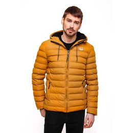Winterjacke STONE HARBOUR "Zaharoo", Herren, Gr. XXL (56), gelb, Obermaterial: 100% Polyester, Futter: 100% Polyester, Wattierung: 100% Polyester, Ärmelfutter: 100% Polyester, gerade hüftbedeckend, hoch geschlossener Ausschnitt, Ärmel ohne Ärmelschlitz normaler Saum, Jacken, Wasserdichte, gesteppte Regenjacke für den Winter