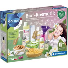 Experimentierkasten Clementoni "Galileo, Bio-Kosmetik", bunt (frz:), Experimentierkästen, Kinder, Made in Europe