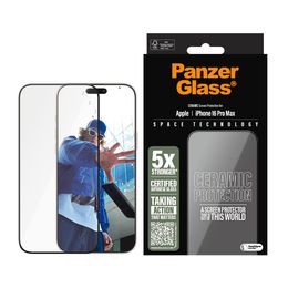 PanzerGlass Displayschutzglas "Ceramic Screen Protection", transparent, B:11cm H:1,2cm T:19,5mm, Displayfolien, Displayschutzfolie, Schutzfolie, Bildschirmschutz, kratz- & stoßfest