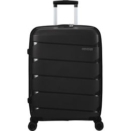 Hartschalen-Trolley American Tourister "AIR MOVE, in verschiedenen Farben und Größen", Gr. B/H/T: 46,5cm x 66cm x 25cm 61 l, schwarz, Polypropylen, unifarben, Koffer, Koffer Reisegepäck Koffer groß Reisekoffer TSA-Zahlenschloss